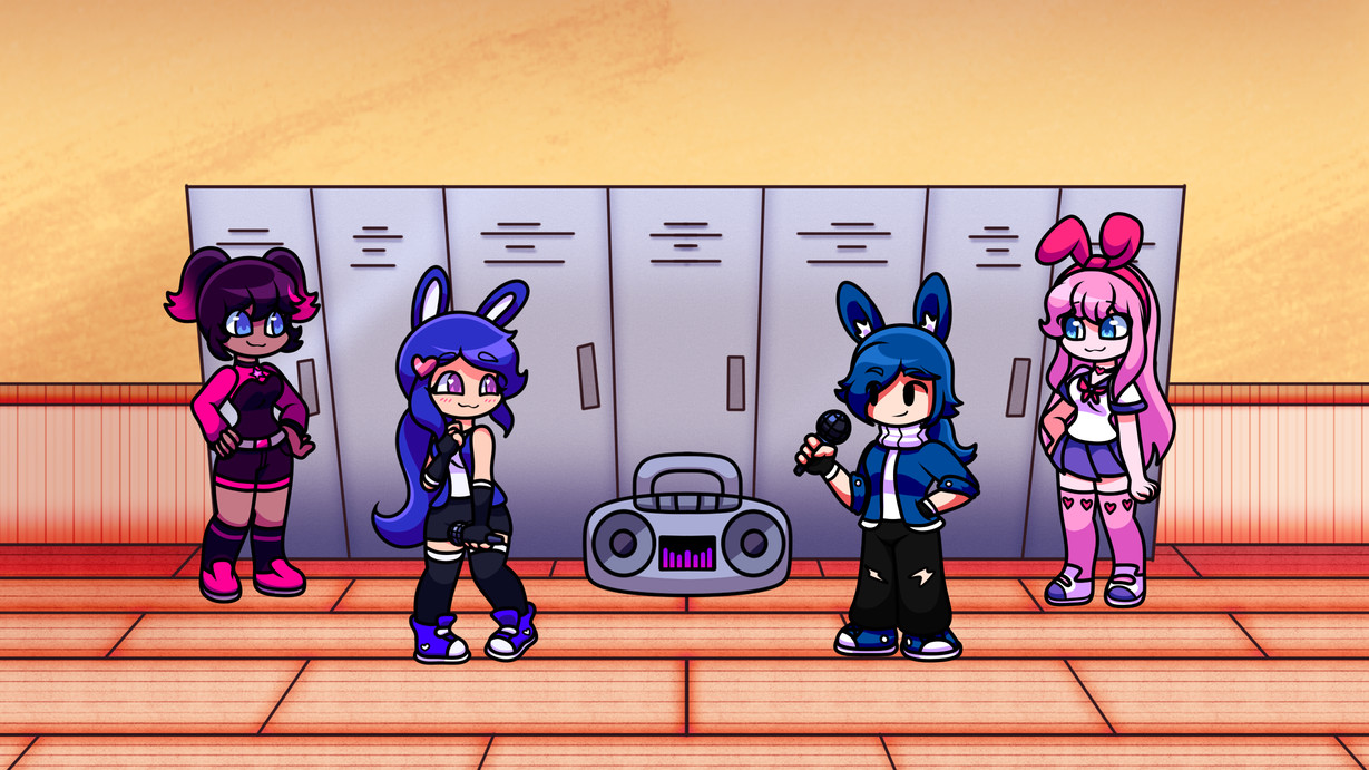 Fnf TB: Edu's Fangirls Spanish/Español Mod for Friday Night Funkin ...