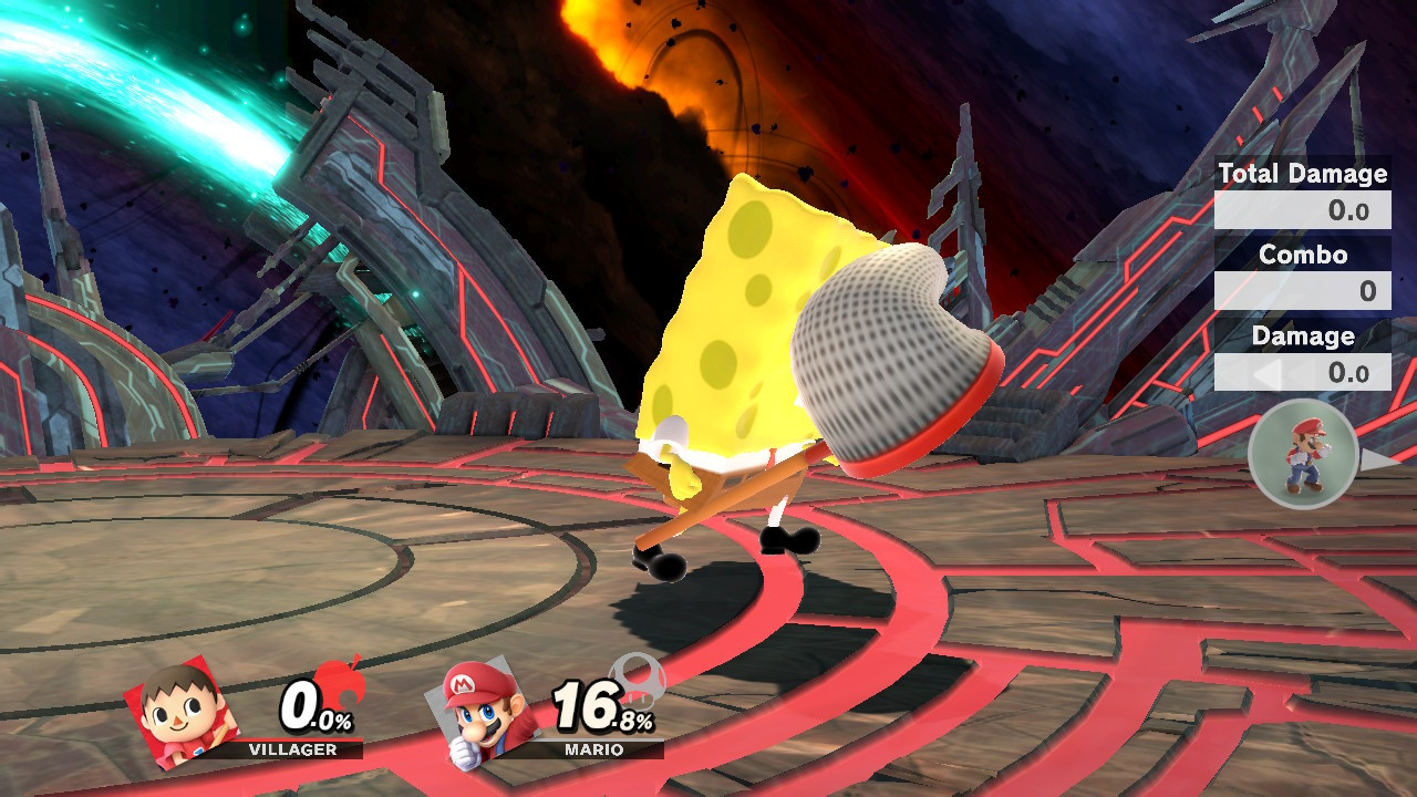 SpongeBob SquarePants over Villager! Mod for Super Smash Bros. Ultimate ...