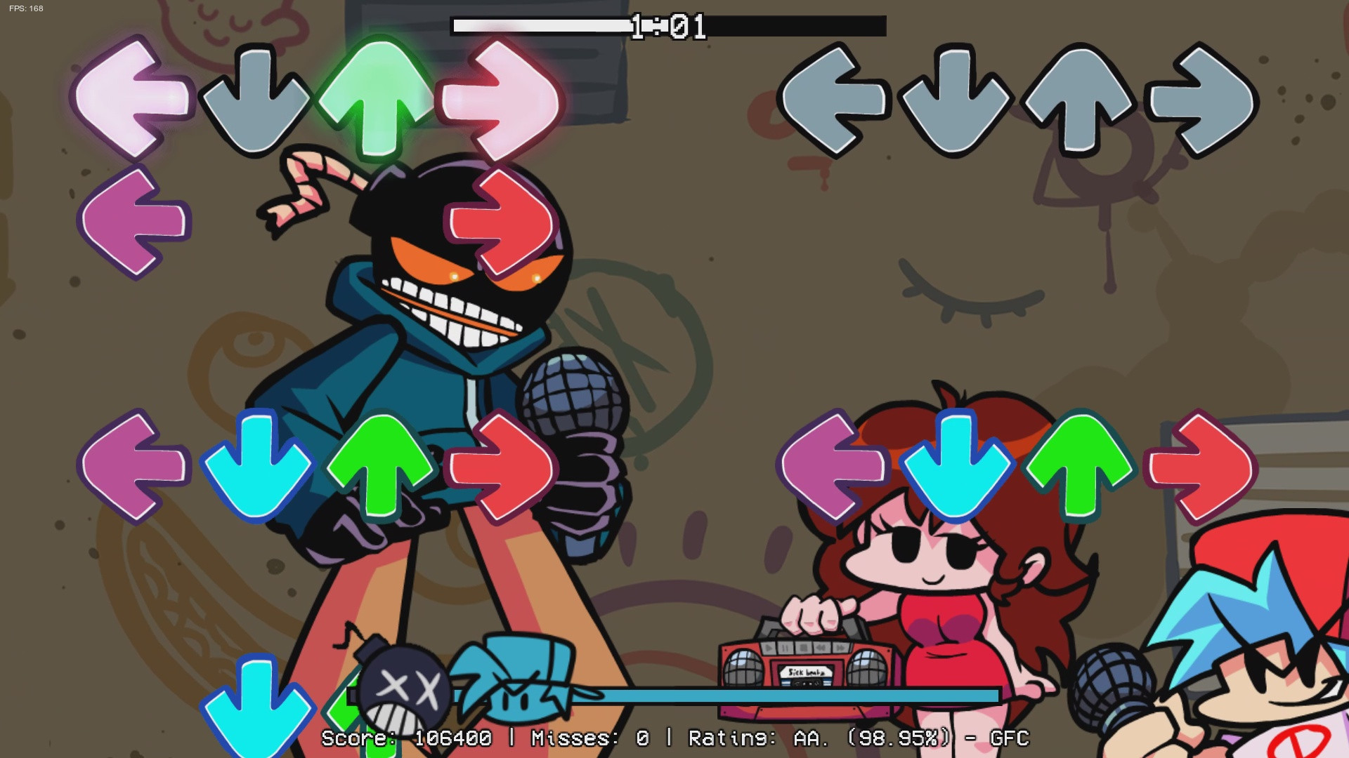 Whitty Main Week MANIA Rechart Mod for Friday Night Funkin' | FNF Mods