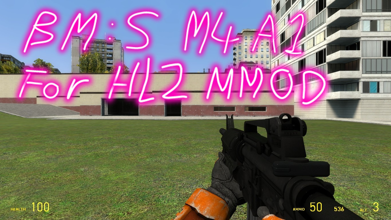 Black Mesa Tigg M4A1 For HL2 MMOD [Half-Life 2: MMod] [Mods]
