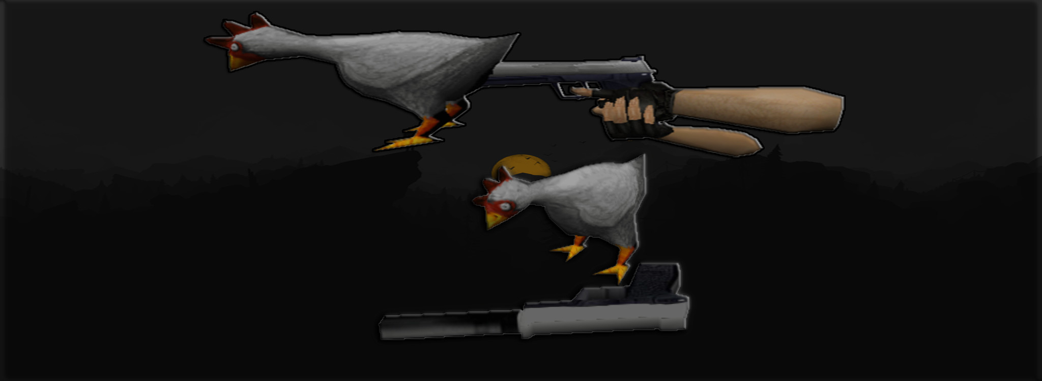 White USP Chicken / Default Hand Mod for Counter-Strike 1.6 | CS1.6 Mods