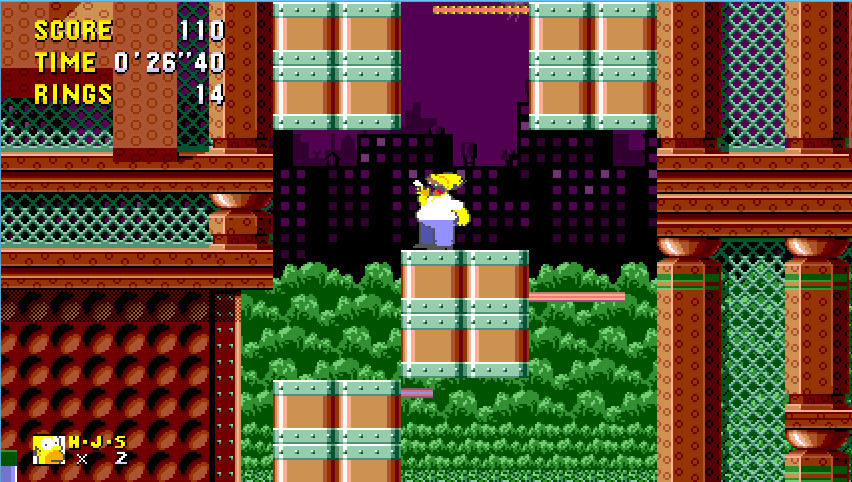 Homer Forever Mod for Sonic the Hedgehog Forever | S1F Mods