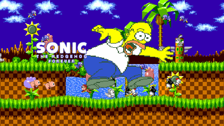 Homer Forever Mod for Sonic the Hedgehog Forever | S1F Mods