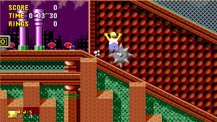 Homer Forever Mod for Sonic the Hedgehog Forever | S1F Mods