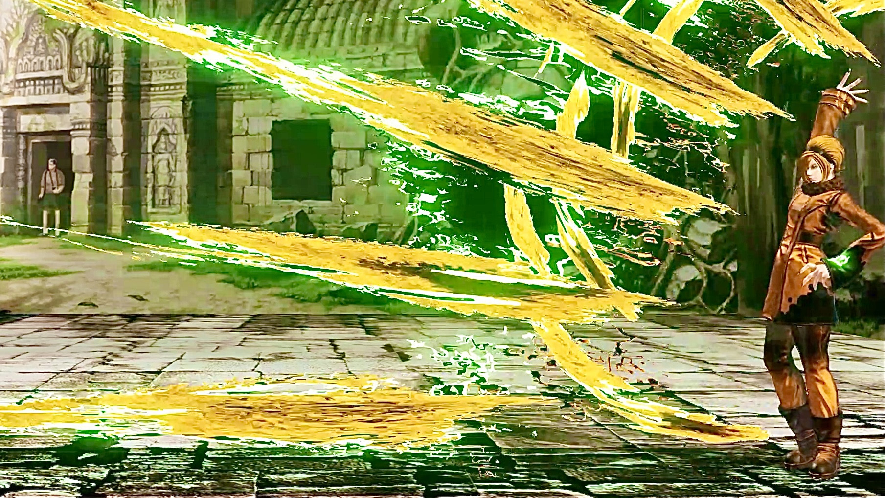 Ash VFX Gold Skin Mod for The King of Fighters XV | KoFXV Mods