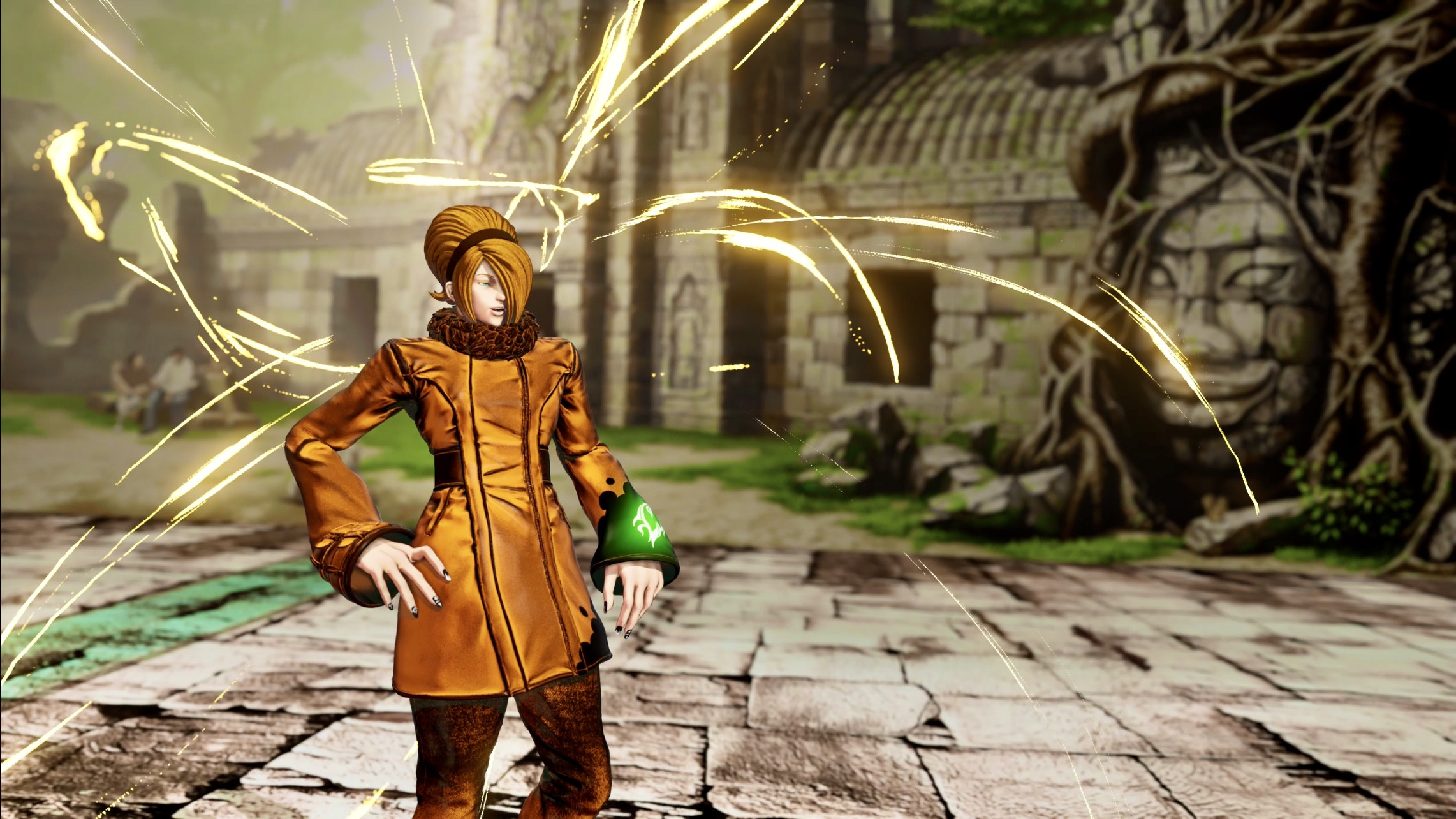 Ash VFX Gold Skin Mod for The King of Fighters XV | KoFXV Mods