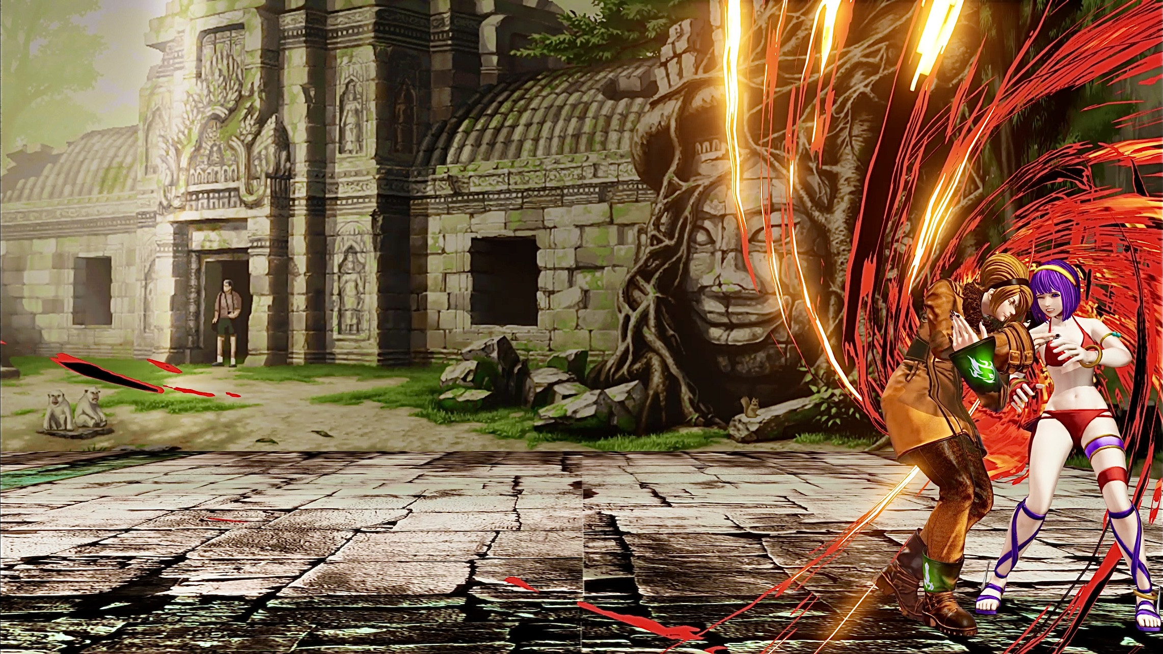 Ash VFX Gold Skin Mod for The King of Fighters XV | KoFXV Mods