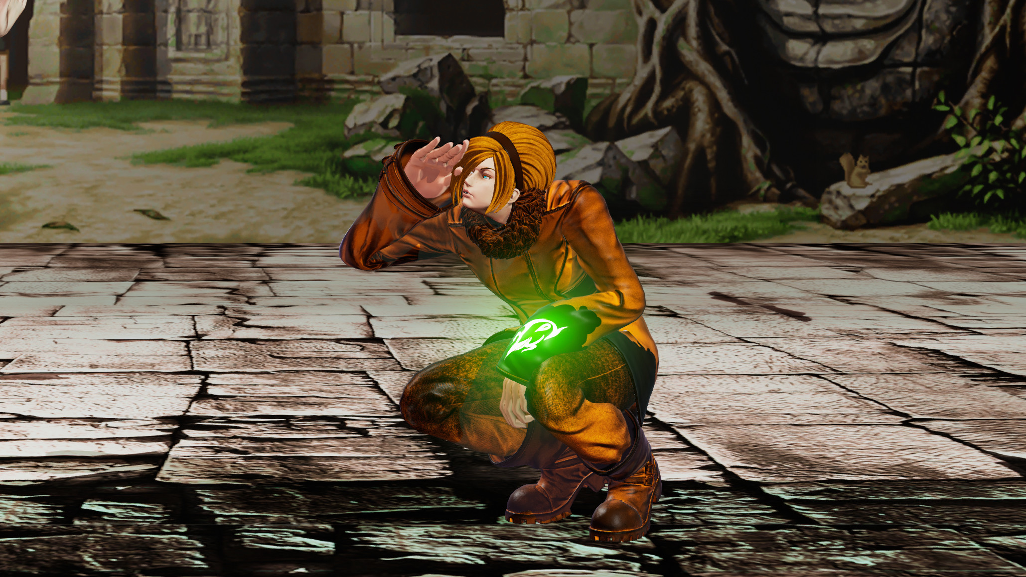 Ash VFX Gold Skin Mod for The King of Fighters XV | KoFXV Mods