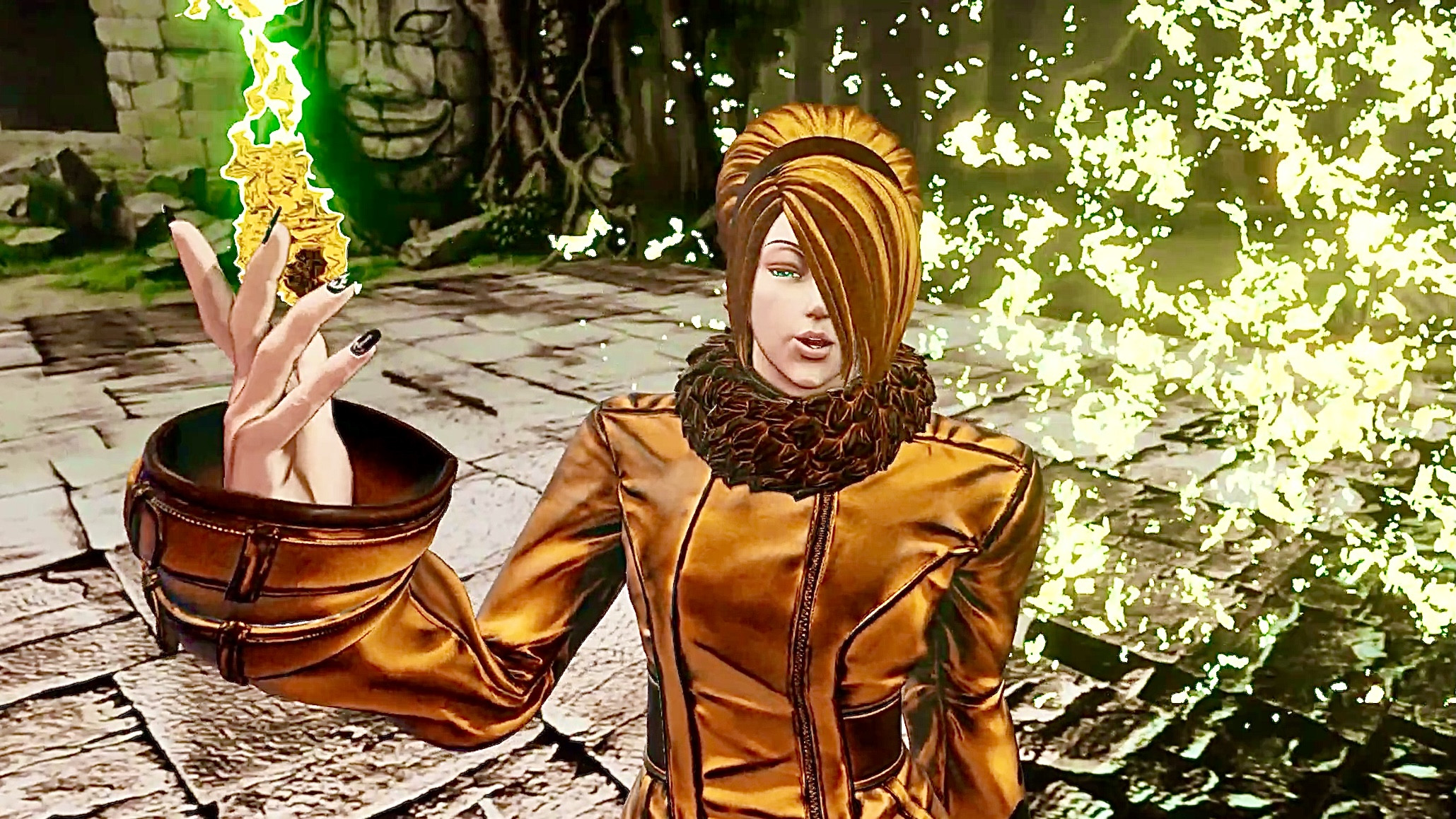 Ash VFX Gold Skin Mod for The King of Fighters XV | KoFXV Mods