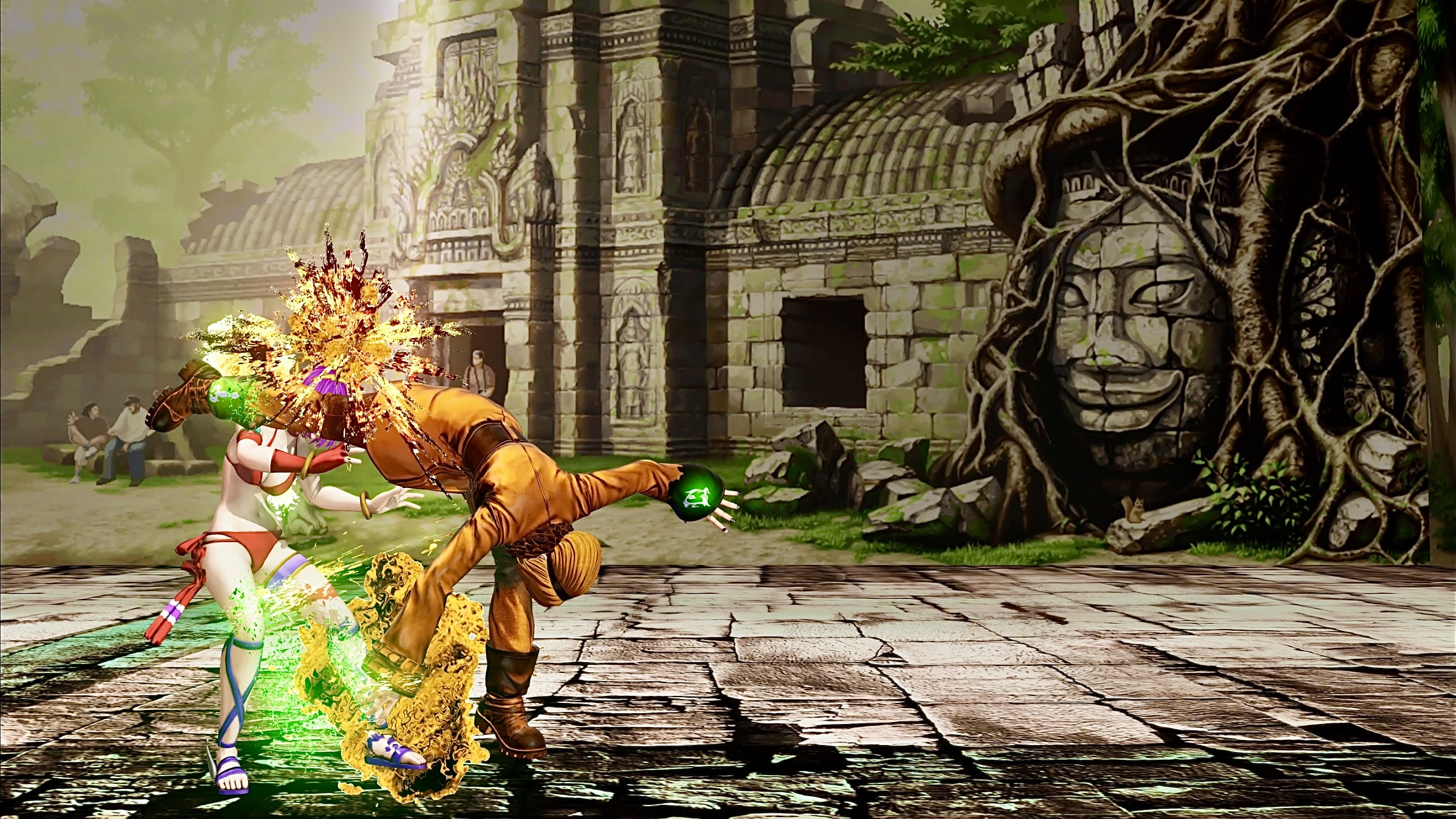 Ash VFX Gold Skin Mod for The King of Fighters XV | KoFXV Mods