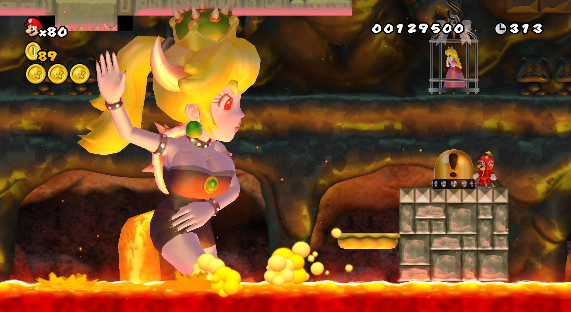 No Dress Bowsettes [New Super Mario Bros. Wii] [Mods]