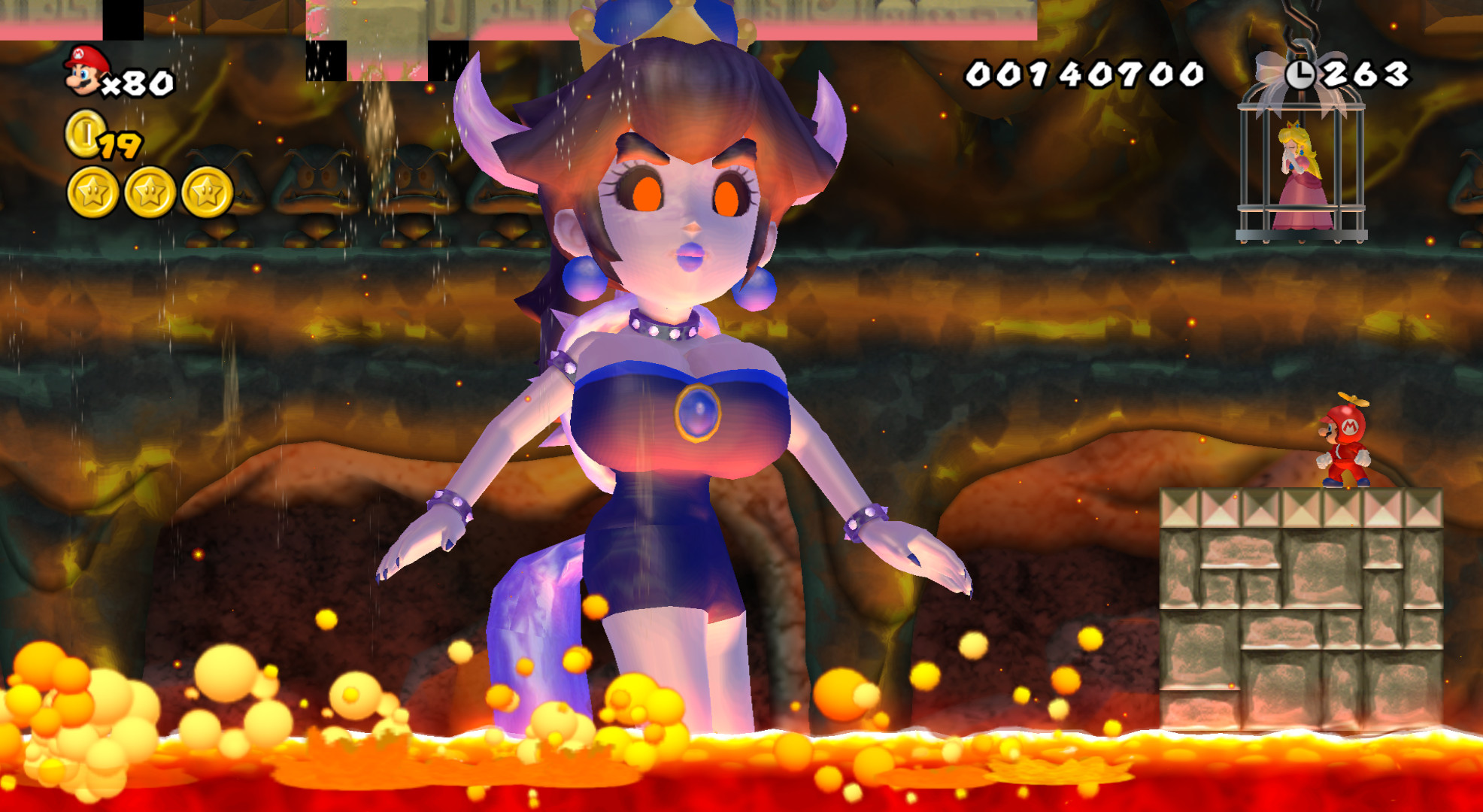 No Dress Bowsettes [New Super Mario Bros. Wii] [Mods]