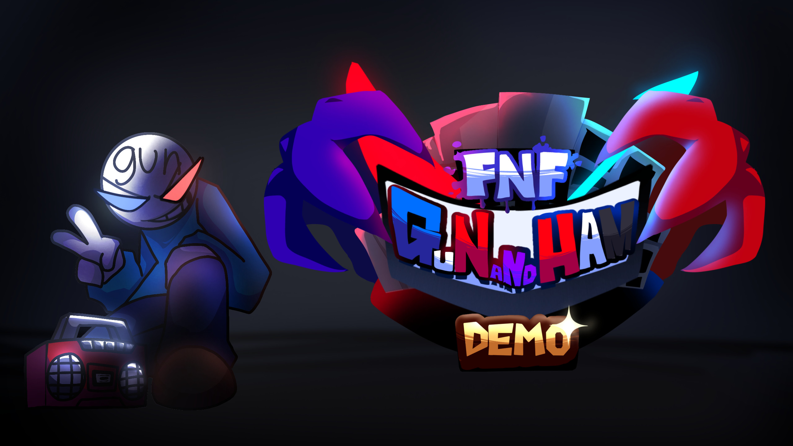 Friday Night Funkin' : Gun And Ham Demo (3.0) Mod for Friday Night ...