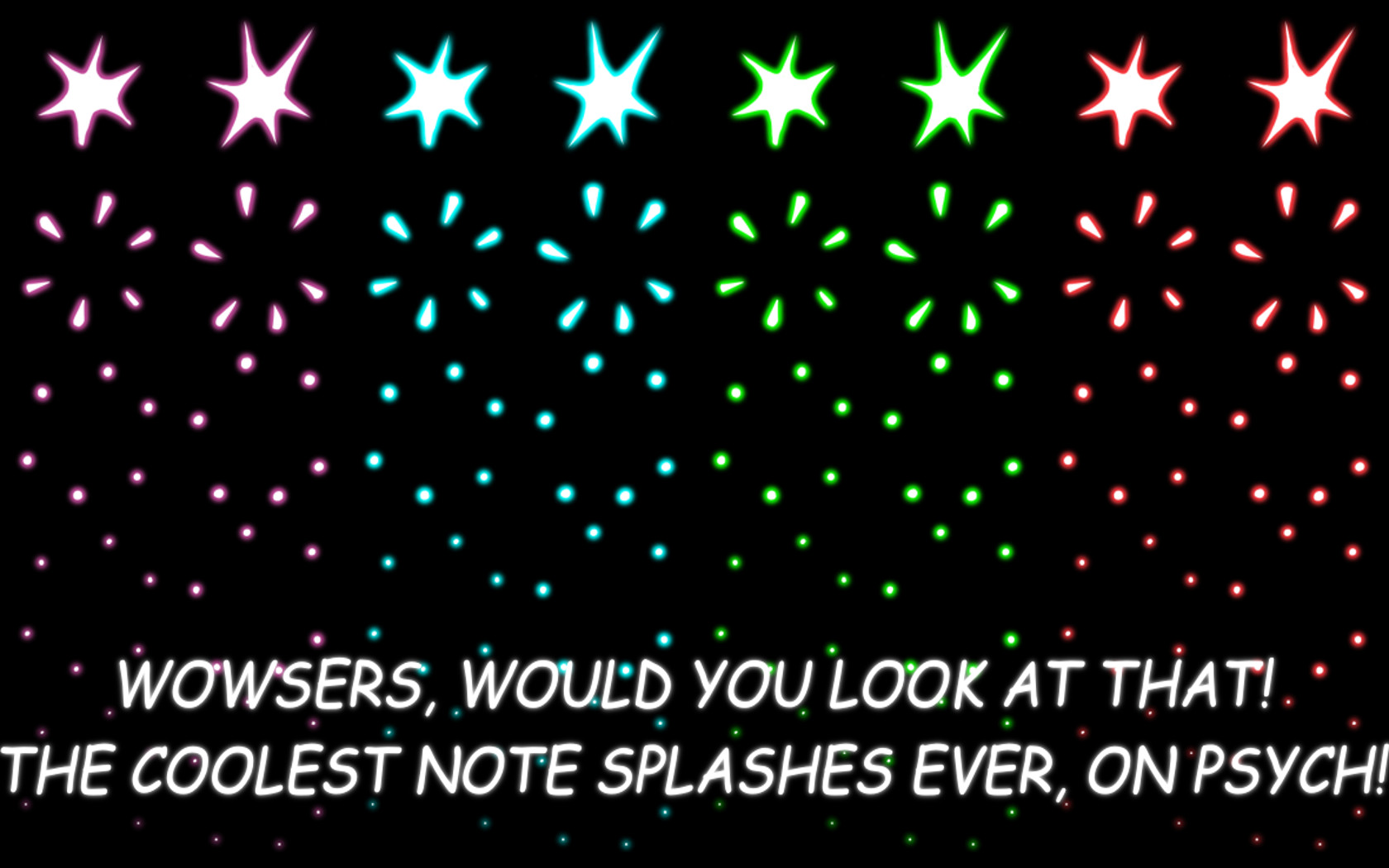 Forever Note Splashes For Psych Mod for Friday Night Funkin' | FNF Mods