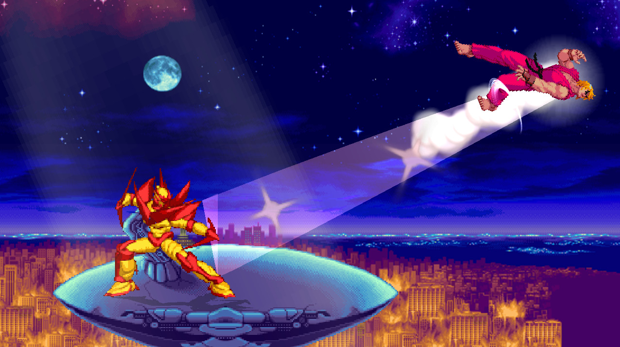 New York City Skyline (Marvel vs. Capcom) Mod for Super Smash Bros ...