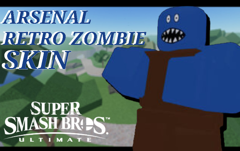 Roblox Arsenal Retro Zombie Skin [Super Smash Bros. Ultimate] [Mods]