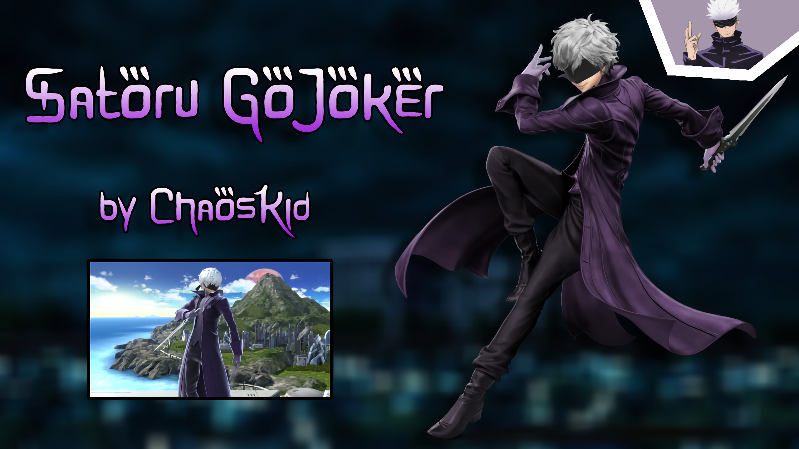 Satoru GoJoker Mod for Super Smash Bros. Ultimate | SSBU Mods