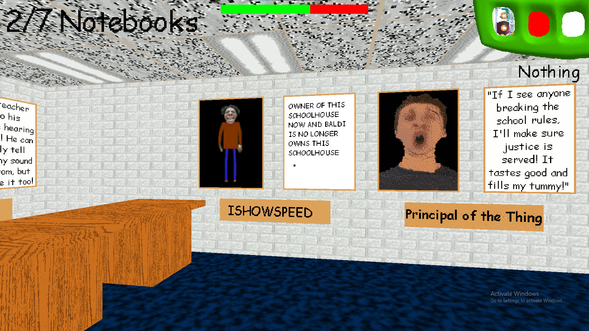 Escape The IShowSpeed (Joke Mod) Mod for Baldi's Basics | Baldi Mods