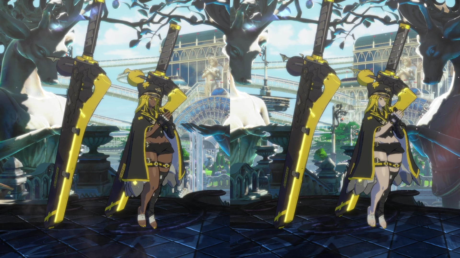 Black & Yellow Ramlethal Recolor [GUILTY GEAR -STRIVE-] [Mods]