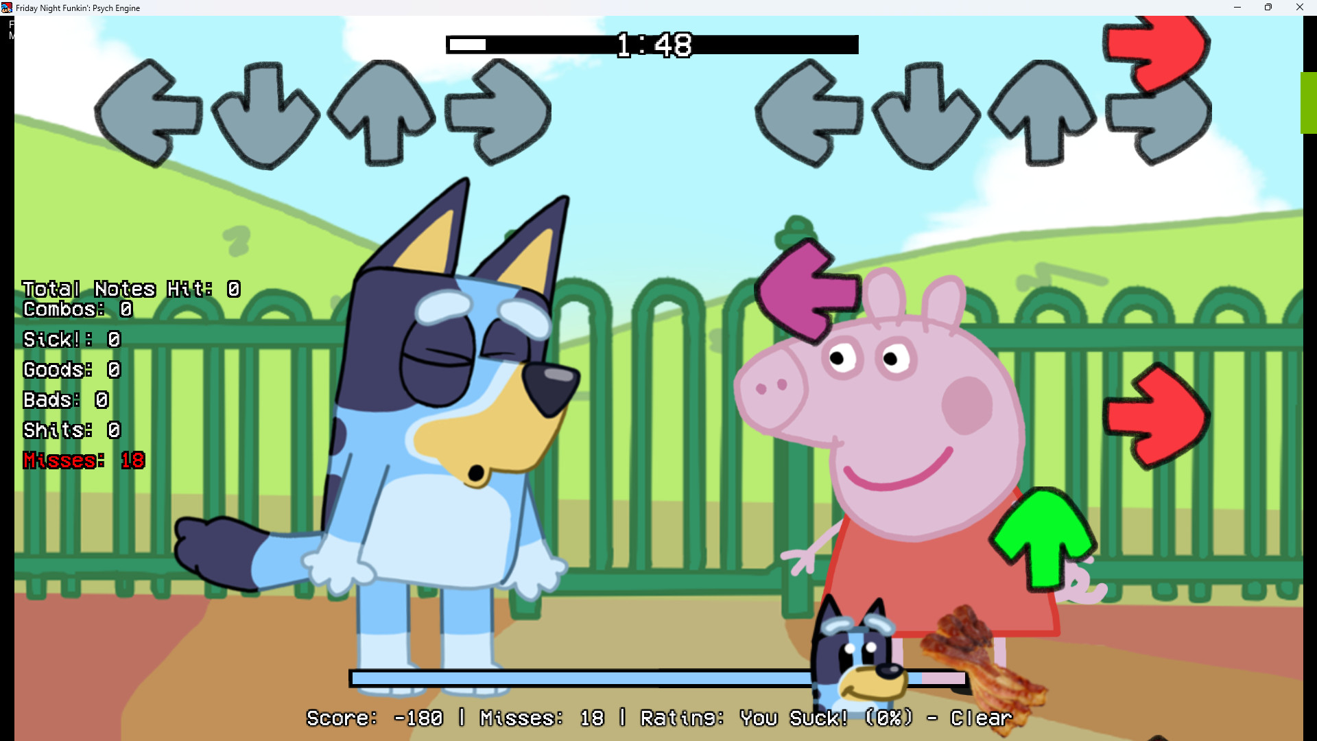 Bluey Vs Peppa Pig High Effort 2.2! Mod for Friday Night Funkin' | FNF Mods