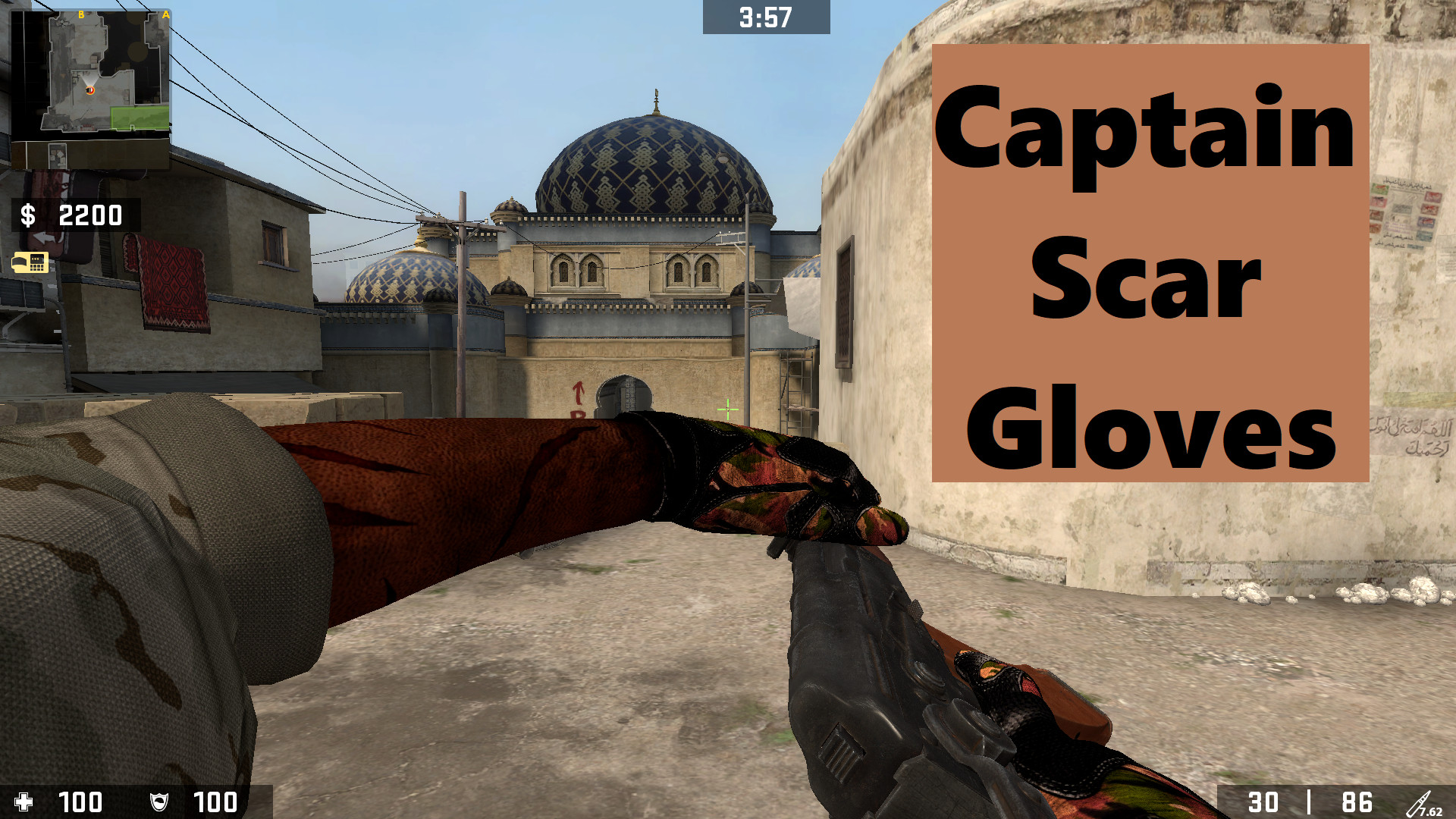 Captain Scar Gloves Mod for Counter-Strike: Source | CS:S Mods