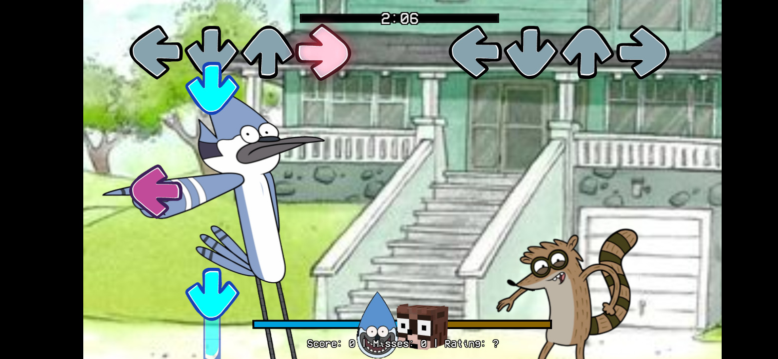 Friday night funkin: but mordecai and rigby Sing Mod for Friday Night ...