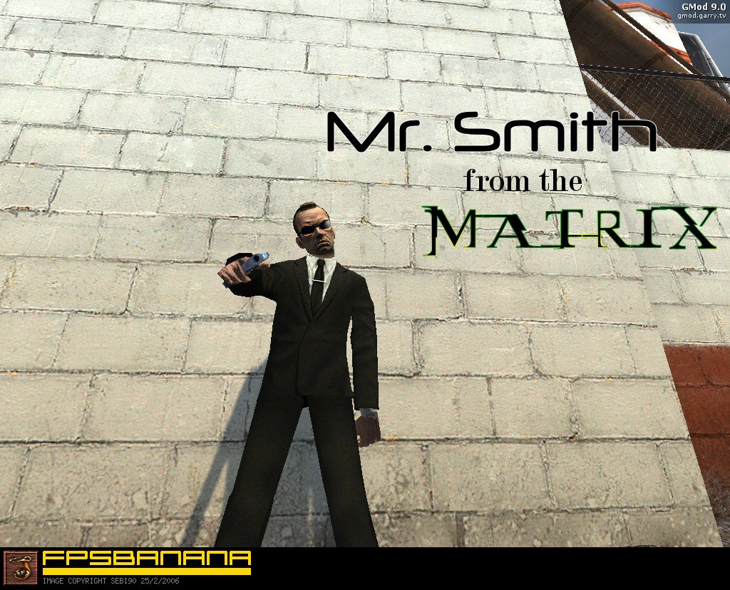 Agent Smith Mod for Garry's Mod | GMod Mods
