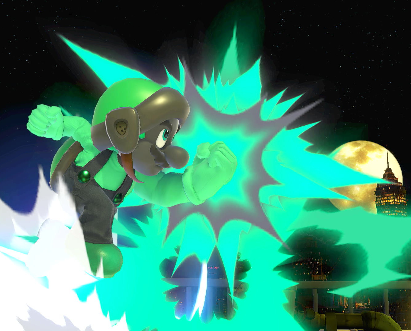 Cyan+Gray Doc Effects [Super Smash Bros. Ultimate] [Mods]