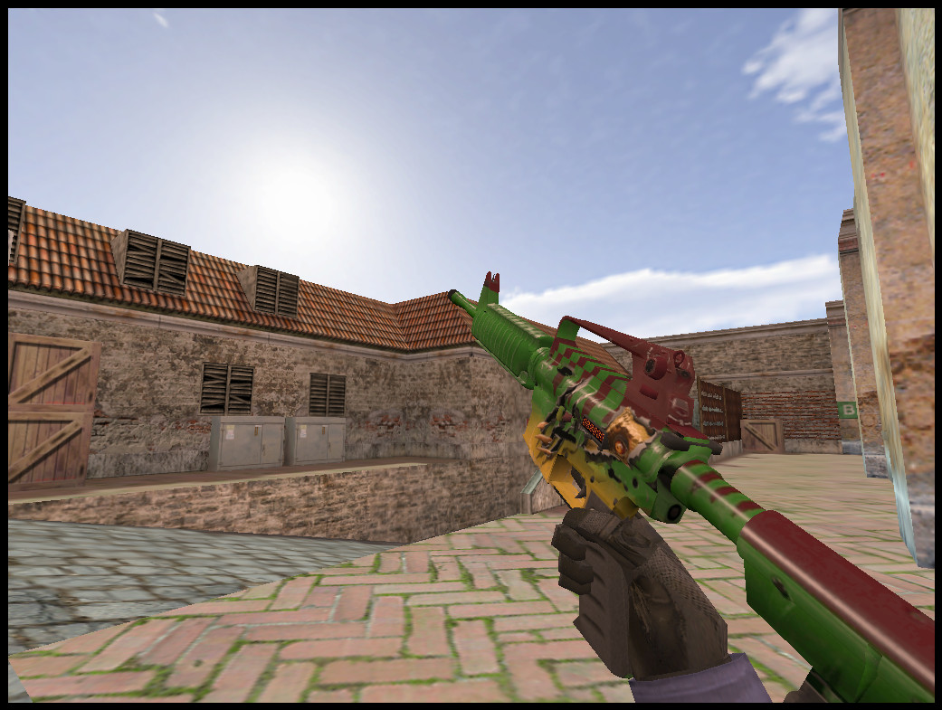 M4A1-S | Emphorosaur-S skin on Default Model Mod for Counter-Strike 1.6 ...
