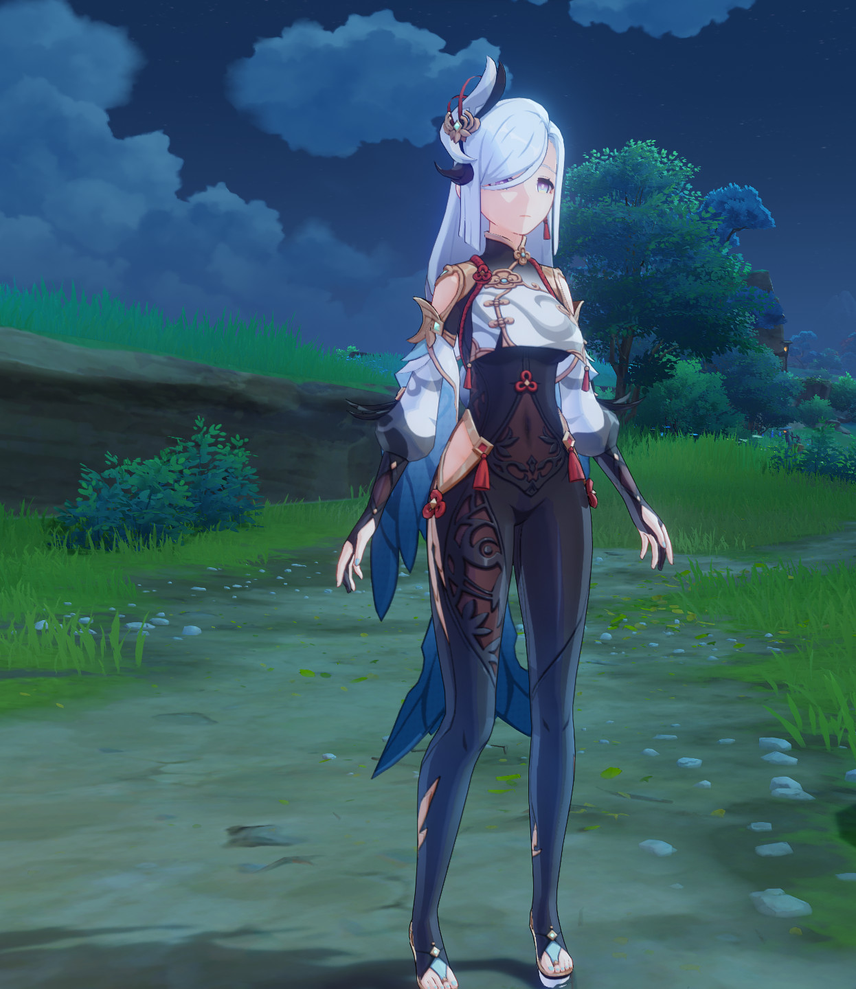 Shenhe - Deluxe Belly Button Mod Mod for Genshin Impact | GI Mods