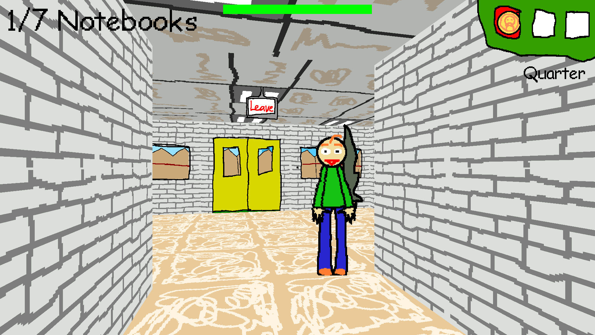 Bally's Badsics in Radiation of Prison V1.5 [Baldi's Basics] [Mods]
