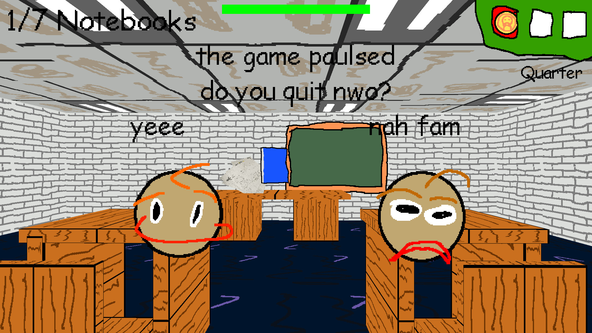 Bally's Badsics in Radiation of Prison V1.5 [Baldi's Basics] [Mods]