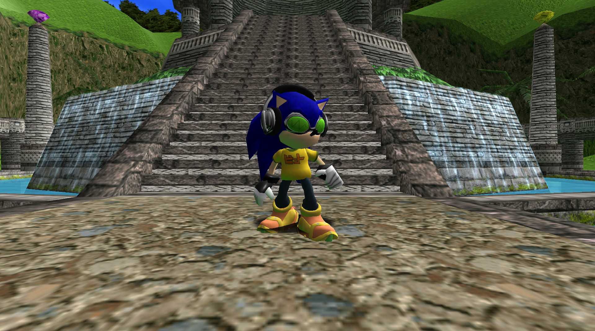 Jet Set Sonic (Dreamcast Style + Extra Gameplay) Mod for Sonic ...