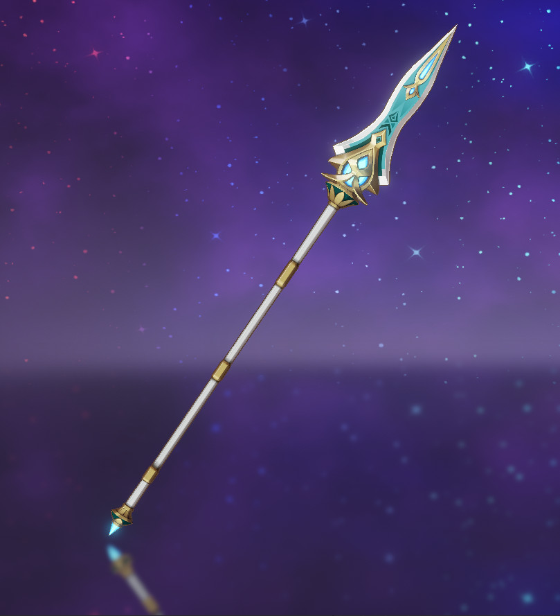 Aquamarine Lance Mod for Genshin Impact | GI Mods