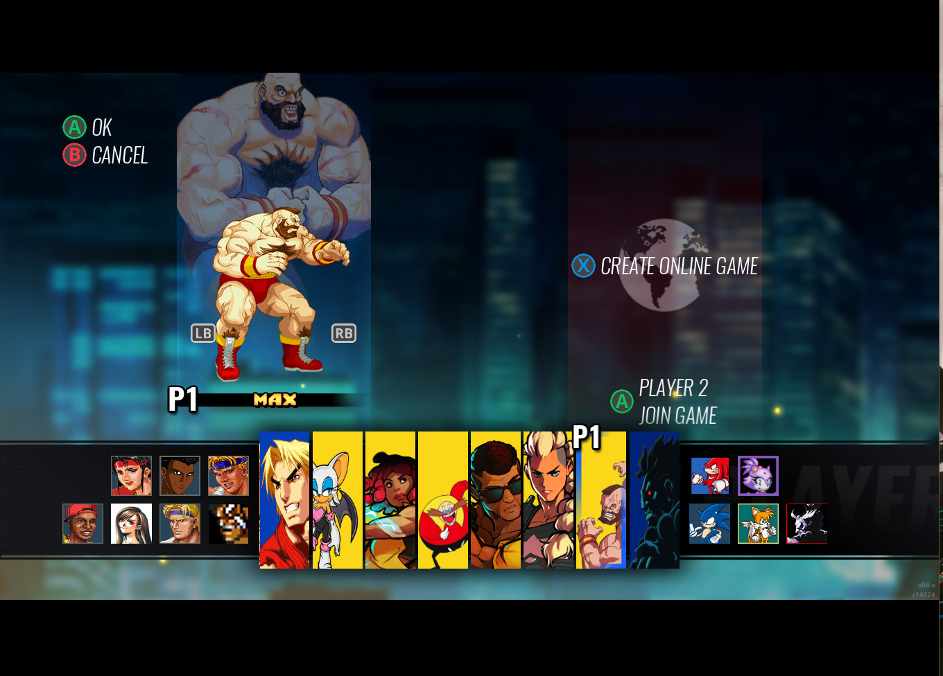 SF2THD Zangief over SoR4-Max Mod for Streets of Rage 4 | SOR4 Mods