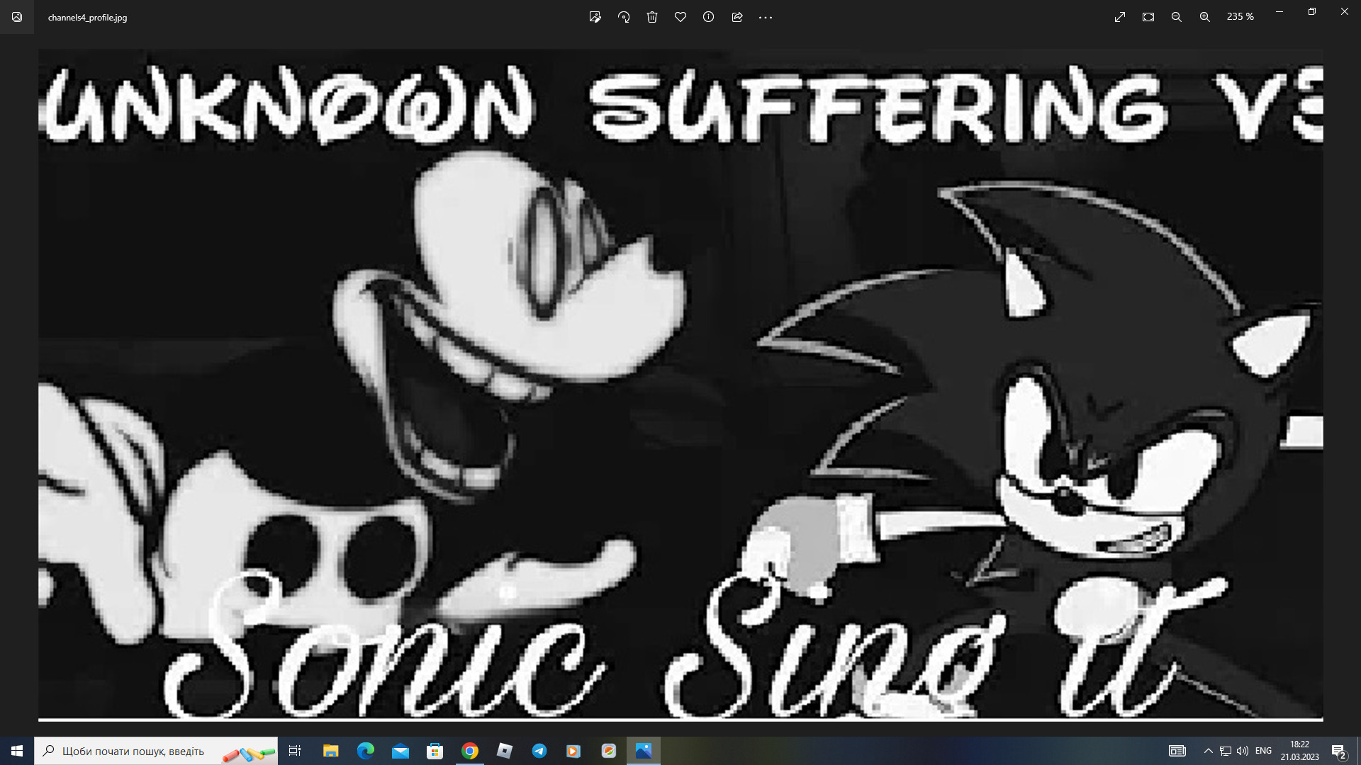 Unknown Suffering V3 Sonic Sing It Mod for Friday Night Funkin' | FNF Mods
