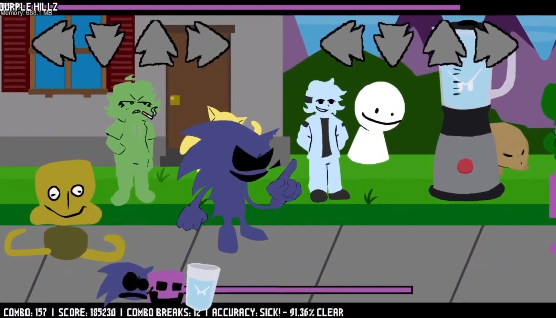 VS Sonic.exe: Fire Awaited Mod for Friday Night Funkin' | FNF Mods