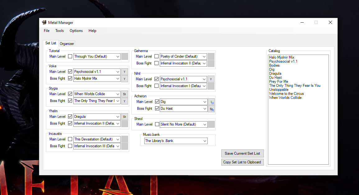 Metal Manager Mod for Metal: Hellsinger | MHS Mods
