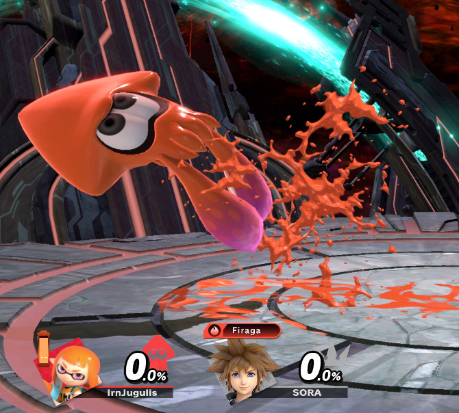 Orange-Pink Gradient Inkling Mod for Super Smash Bros. Ultimate | SSBU Mods