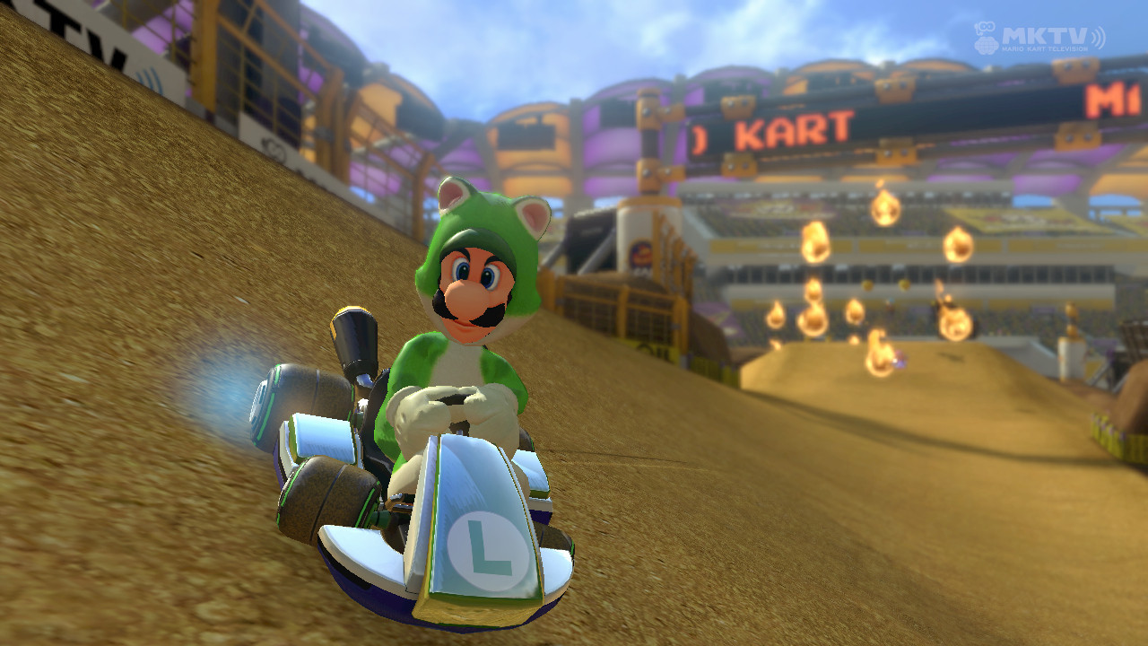 Cat Luigi with MKT Animations [Mario Kart 8] [Mods]