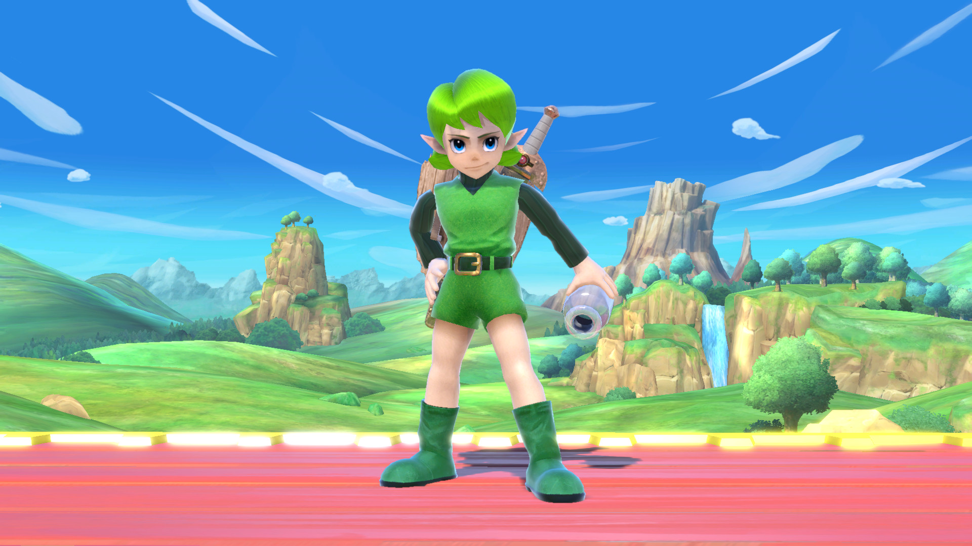 Saria over Young Link Mod for Super Smash Bros. Ultimate | SSBU Mods