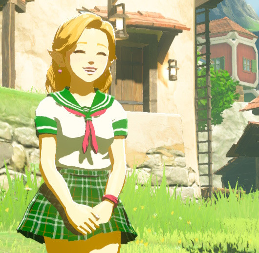 Linkle Old High School Uniform Mod for The Legend of Zelda: Breath of ...