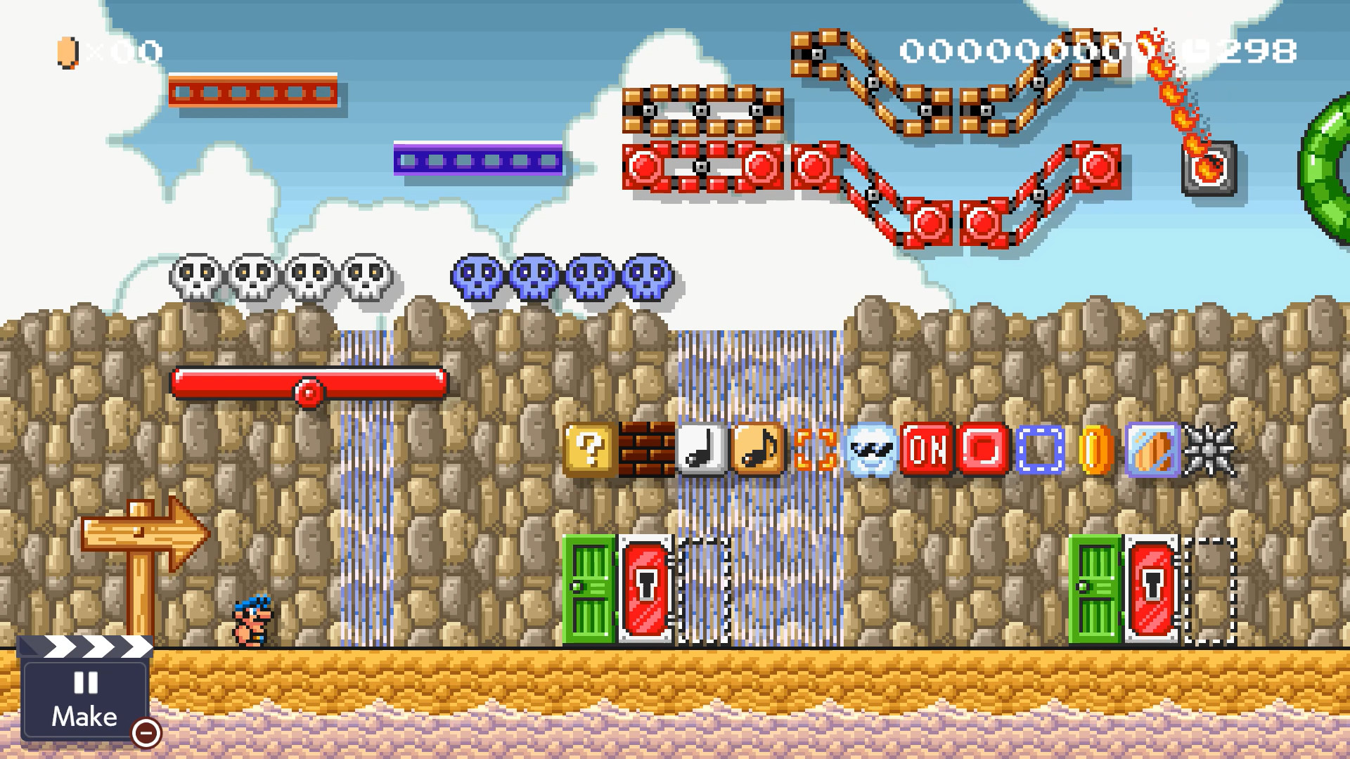 SMB1(16-bit) - Beach [Super Mario Maker 2] [Mods]