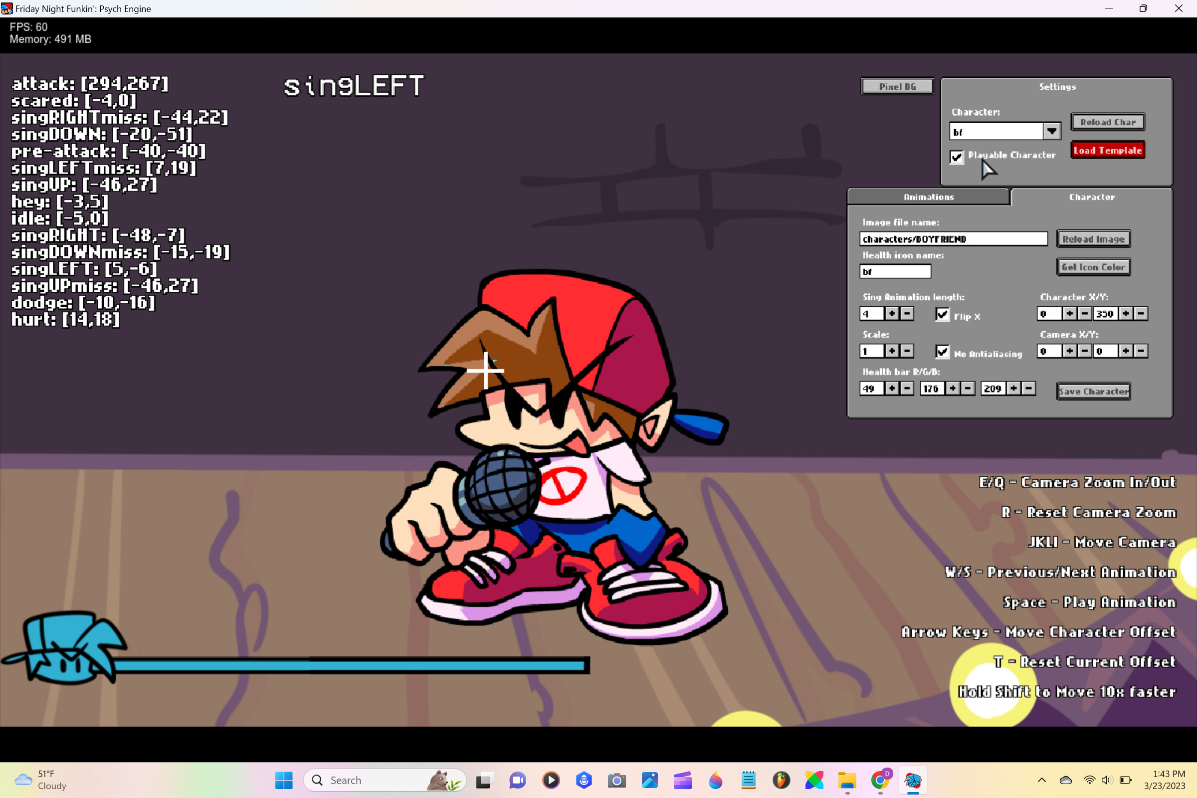 BF With Normal Hair Mod for Friday Night Funkin' | FNF Mods