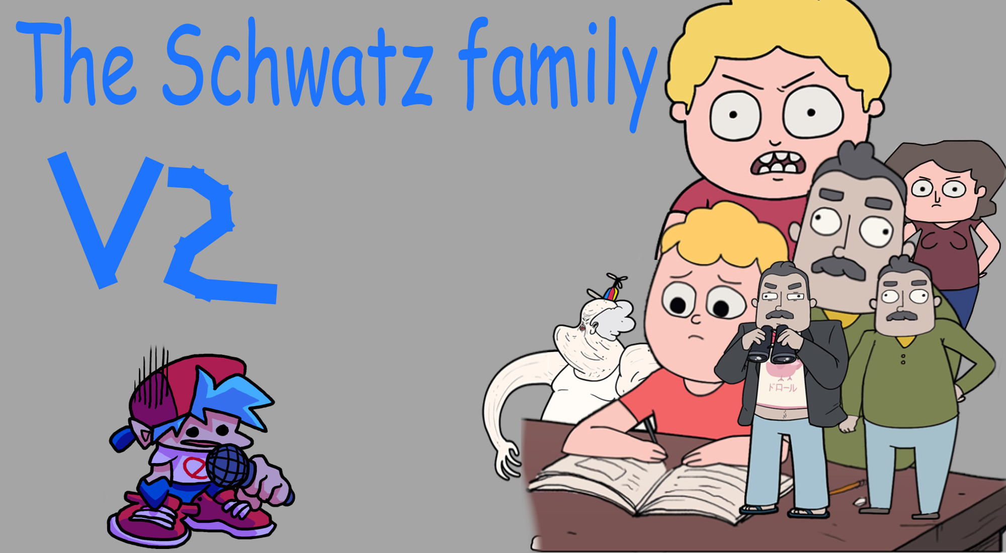 The Schwatz family spirt v2 [Friday Night Funkin'] [Mods]