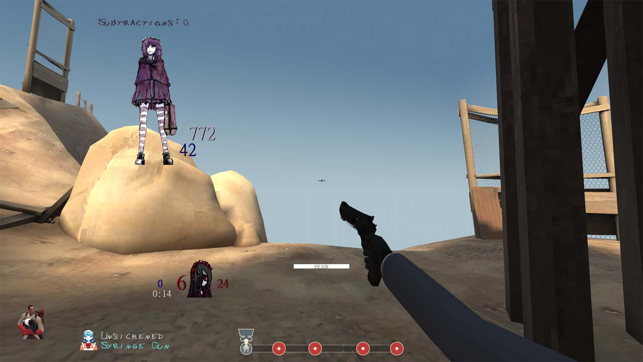 Maidcore Hud Mod for Team Fortress 2 | TF2 Mods