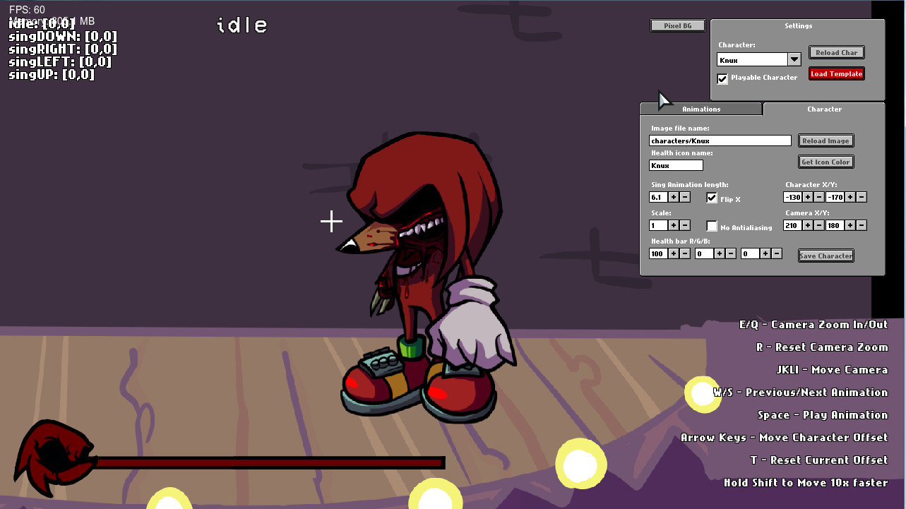EXEternal Tails and Knuckles sprites Mod for Friday Night Funkin' | FNF ...