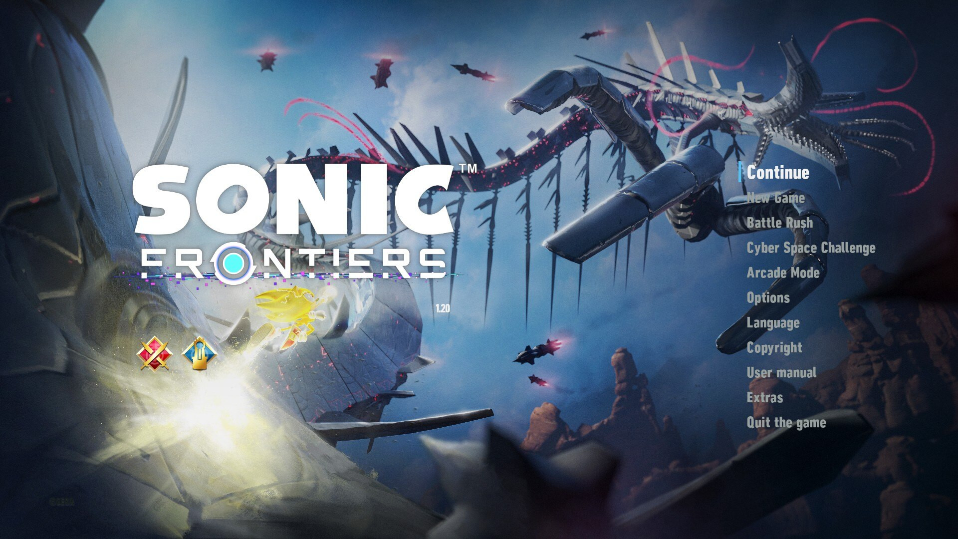 Ferocity's Titans Arts on Title Screen Mod for Sonic Frontiers ...