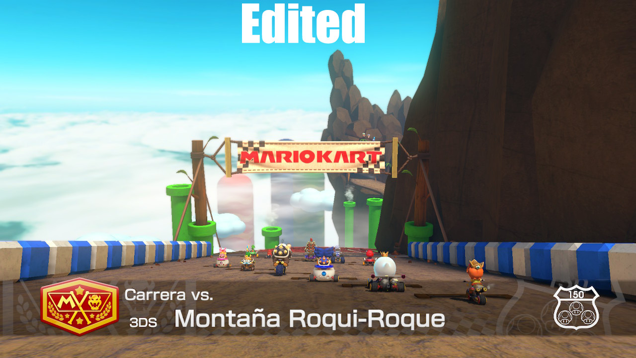 3DS Rock Rock Mountain (Improved) [Mario Kart 8 Deluxe] [Mods]
