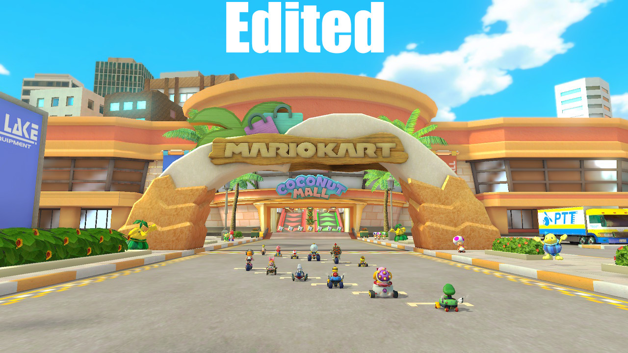 Wii Coconut Mall (improved) Mod for Mario Kart 8 Deluxe | MK8D Mods